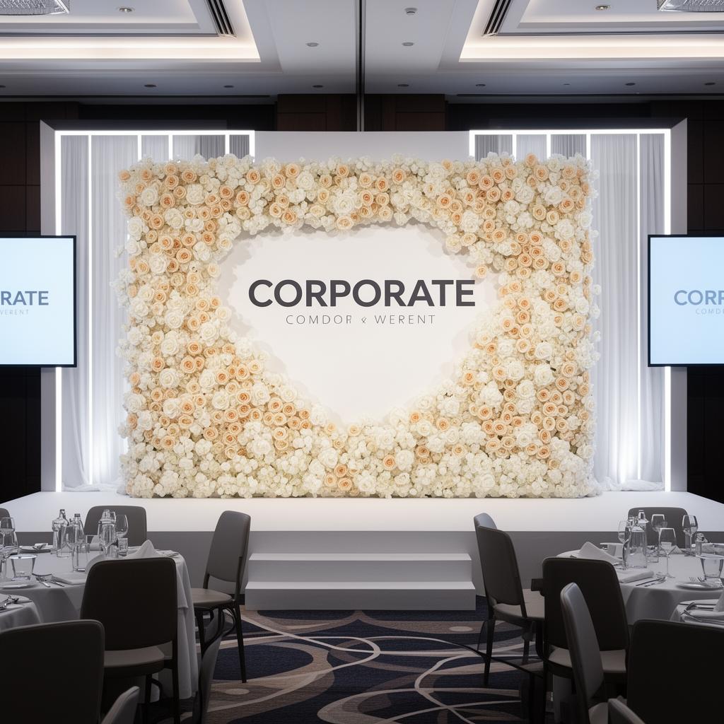 TPEC Flowers | Luxury Rose Backdrops for Events in Austin, TX