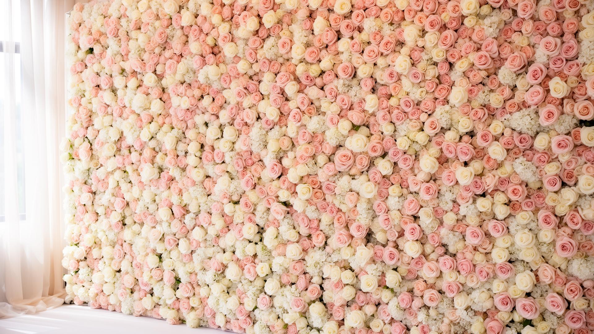 TPEC Flowers | Luxury Rose Backdrops for Events in Austin, TX